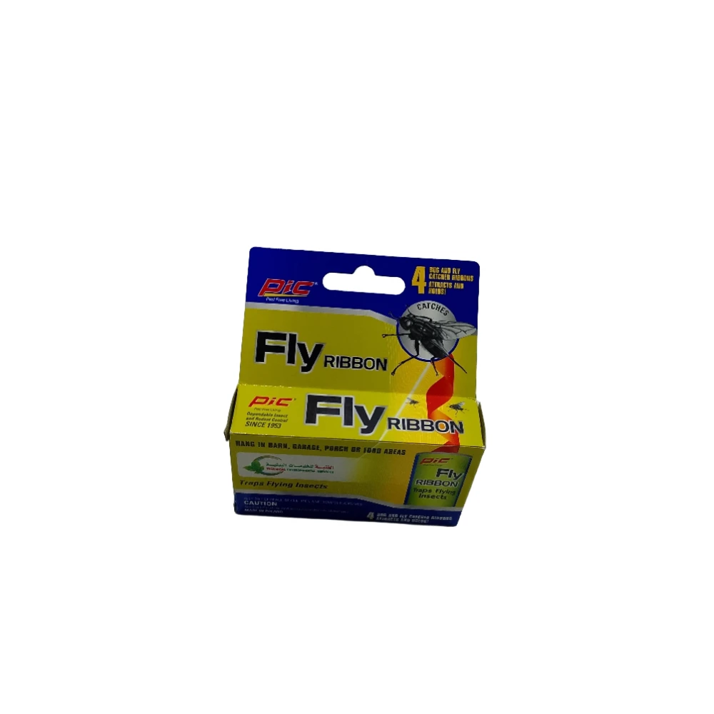 PIC Fly Ribbon – Pest Control – Long-Lasting Strong Adhesive – Indoor ...