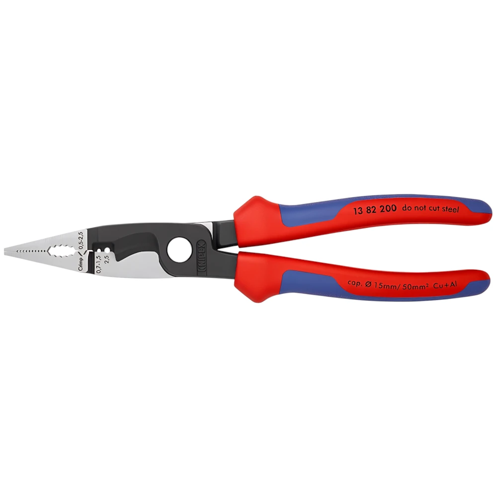 Knipex Electrical Installation Pliers, 200 mm - 13 82 200 | ماتريال ...