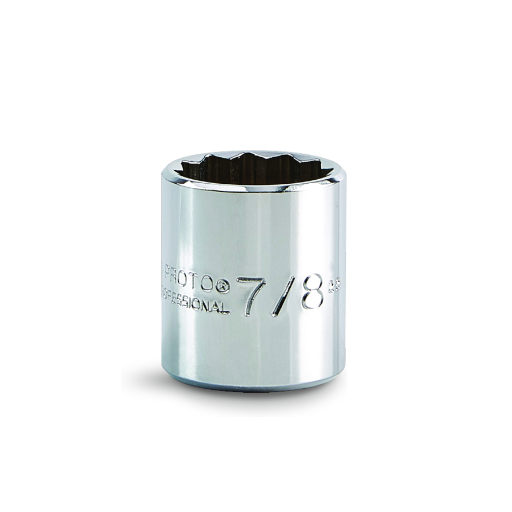 Proto J5028 3/8" Drive 7/8" Socket, 12-Point | ماتريال - Matryal
