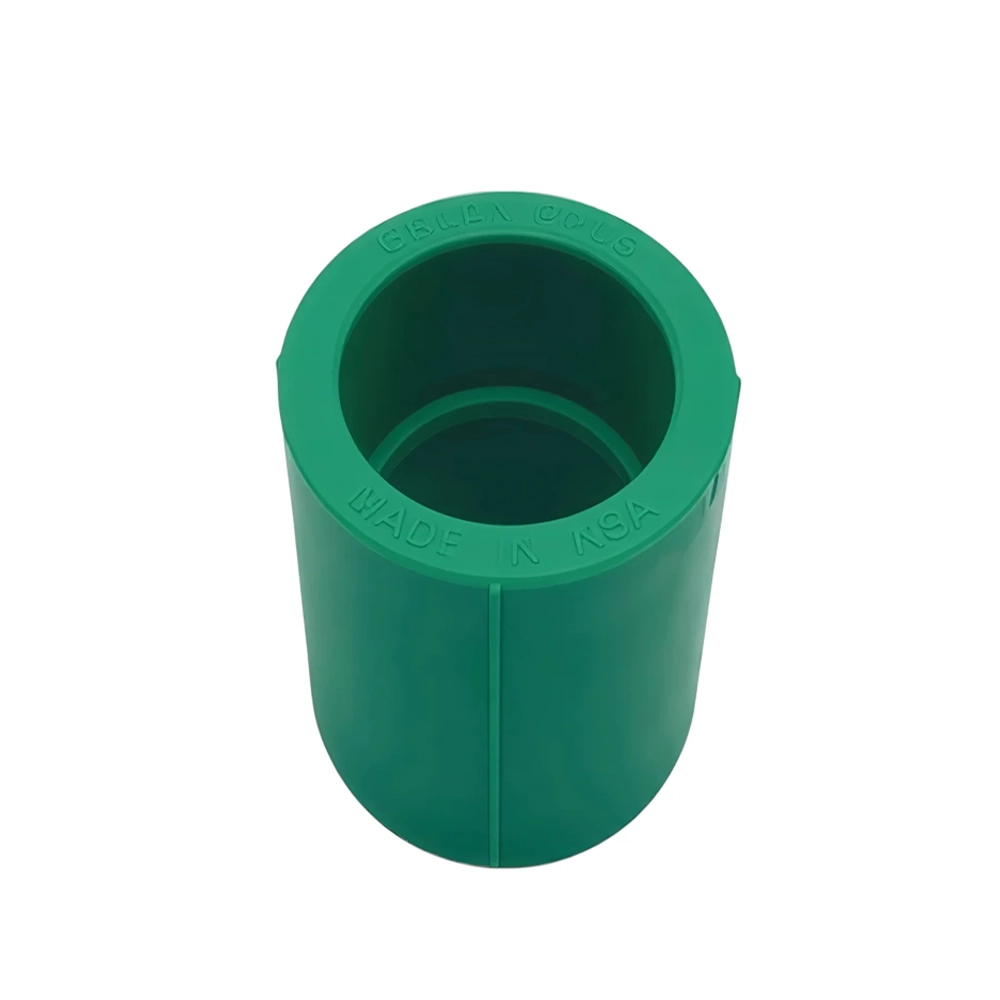 Green PPR Straight Coupling – 50 mm – Thermal Fusion Pipe Connection ...