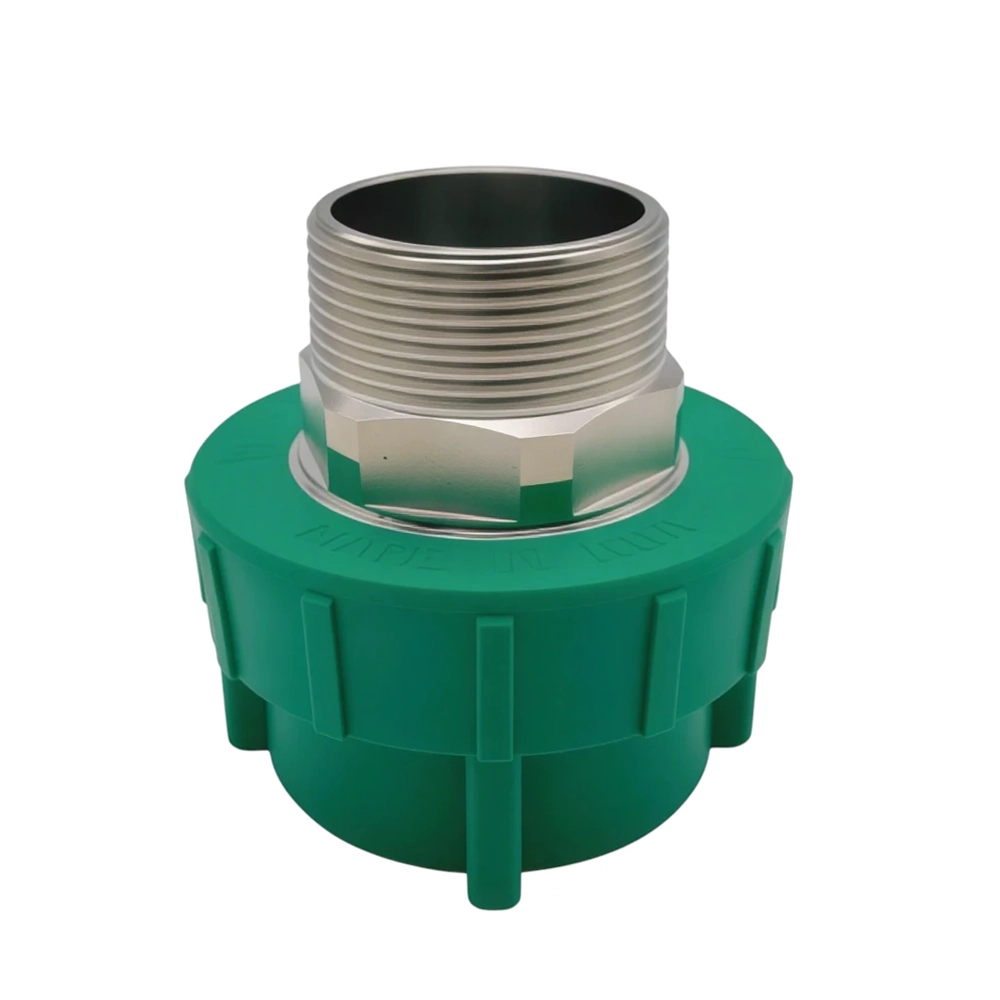 Green PPR Male Thread Adapter – 110 mm × 4 Inch – Water Pipe Connection ...